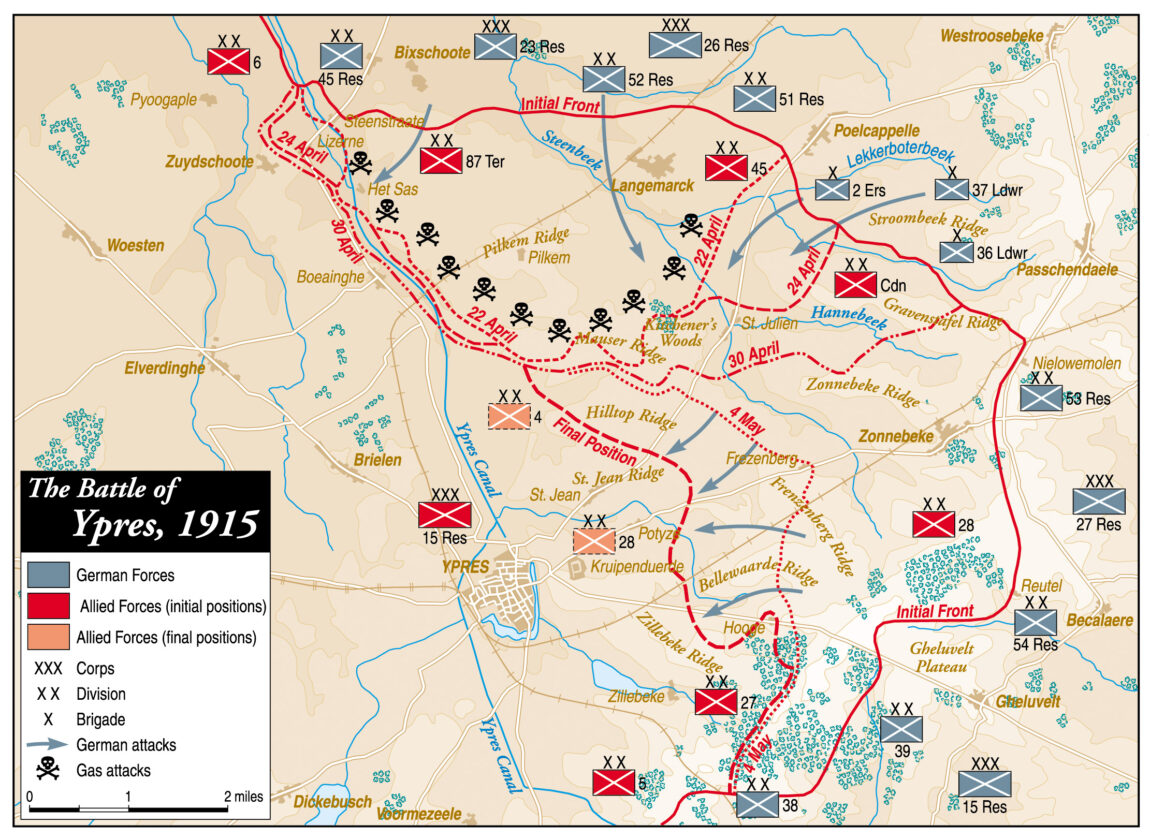Second Battle of Ypres – Battle of Frezenberg, 8th-13th May 1915 ...